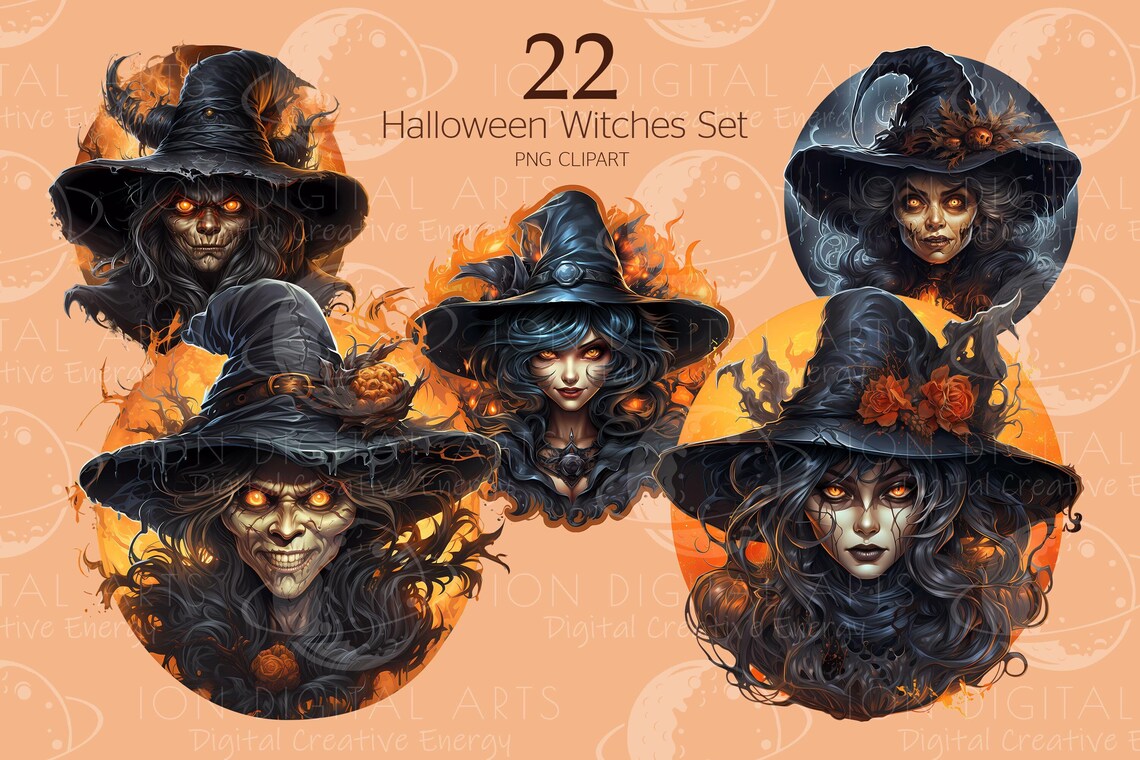 Halloween Witches Clipart, Halloween Witch, Witch PNG, Halloween ...