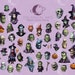 60 Halloween Characters Clipart, Dark Fantasy Art Scary Monsters ...