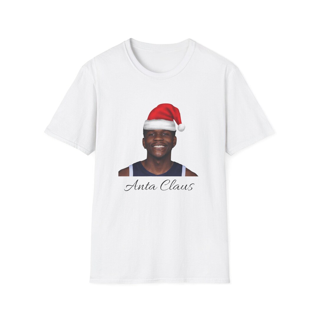 Anthony Edwards Christmas Edition "anta Claus" Unisex T-shirt - Etsy
