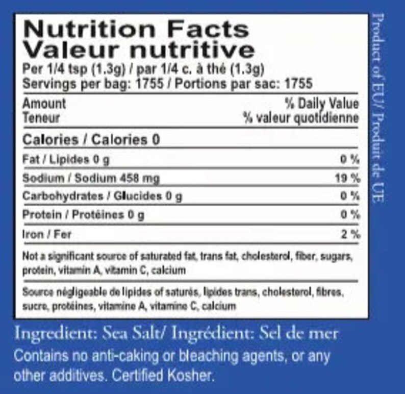 Light Grey Celtic Sea Salt 1lb 16oz- Classic Sea Salt, Cooking ...