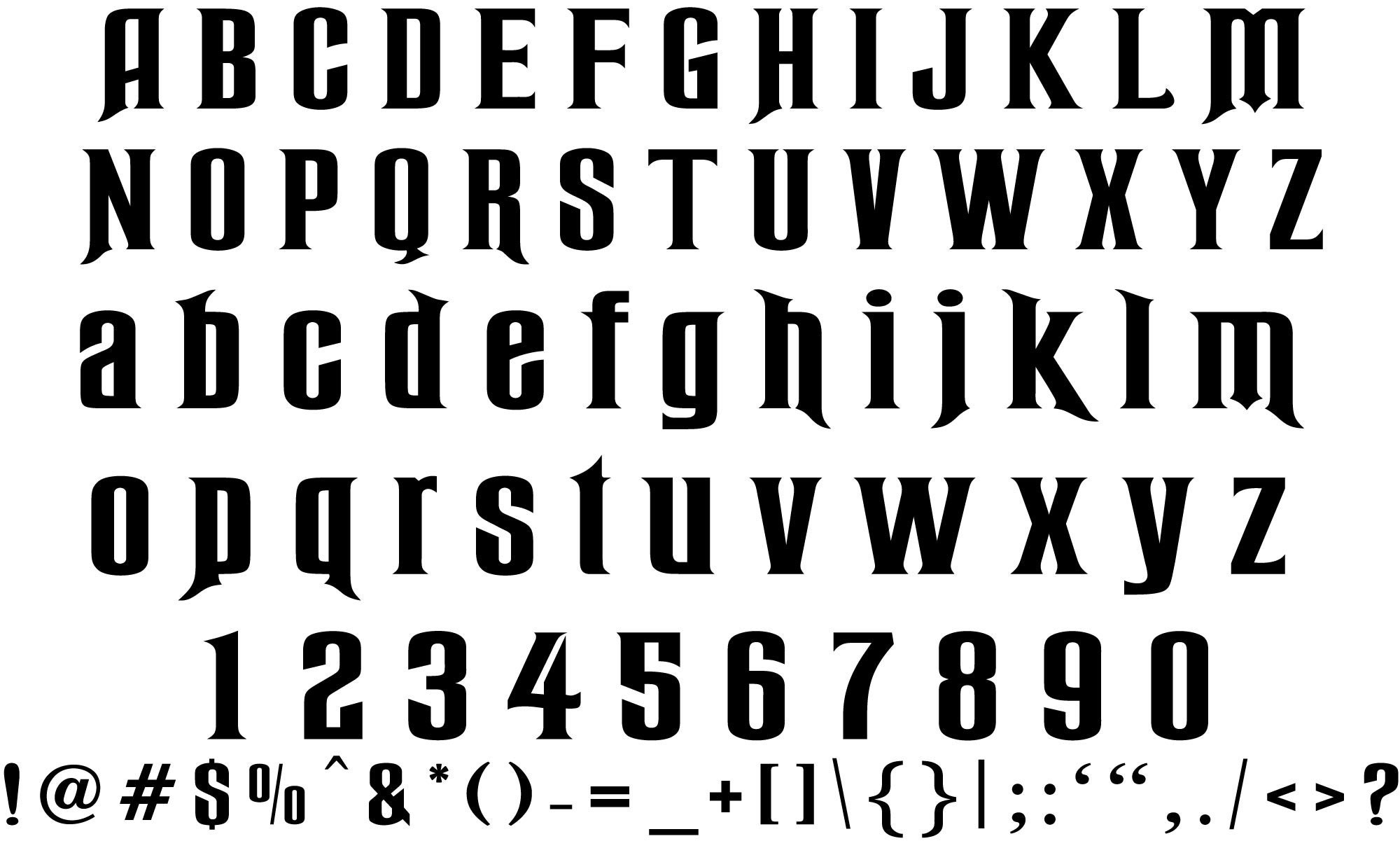 Wicked Witch Font OTF and TTF Files Canva & Cricut Software Compatible ...