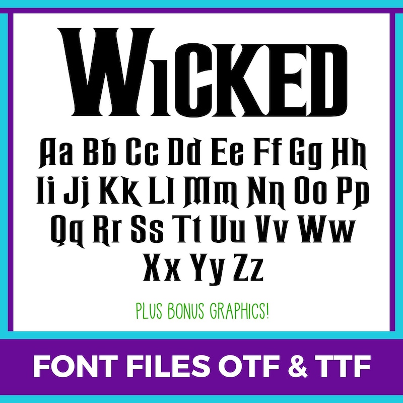 Wicked the Movie Svg - Etsy