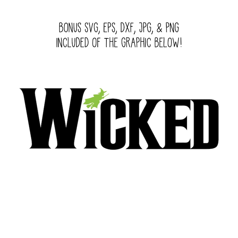Wicked Witch Font OTF and TTF Files Canva & Cricut Software Compatible ...