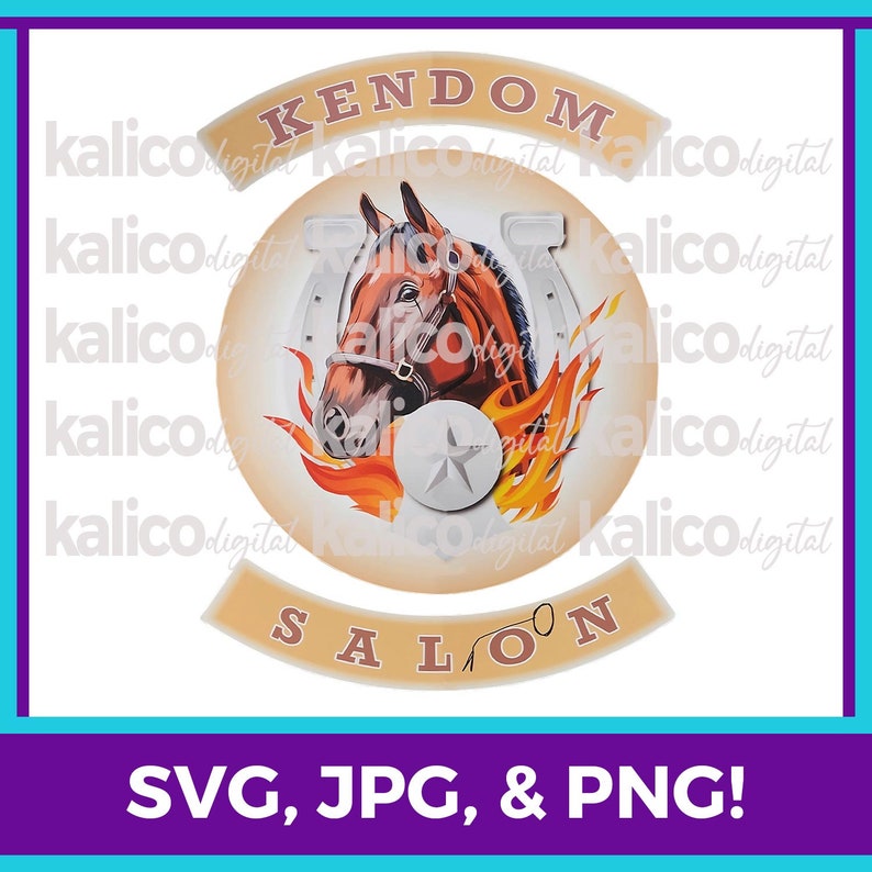 Kendom Saloon Graphics Kendom Saloon SVG Kendom Salon Svg Png Eps Jpg ...