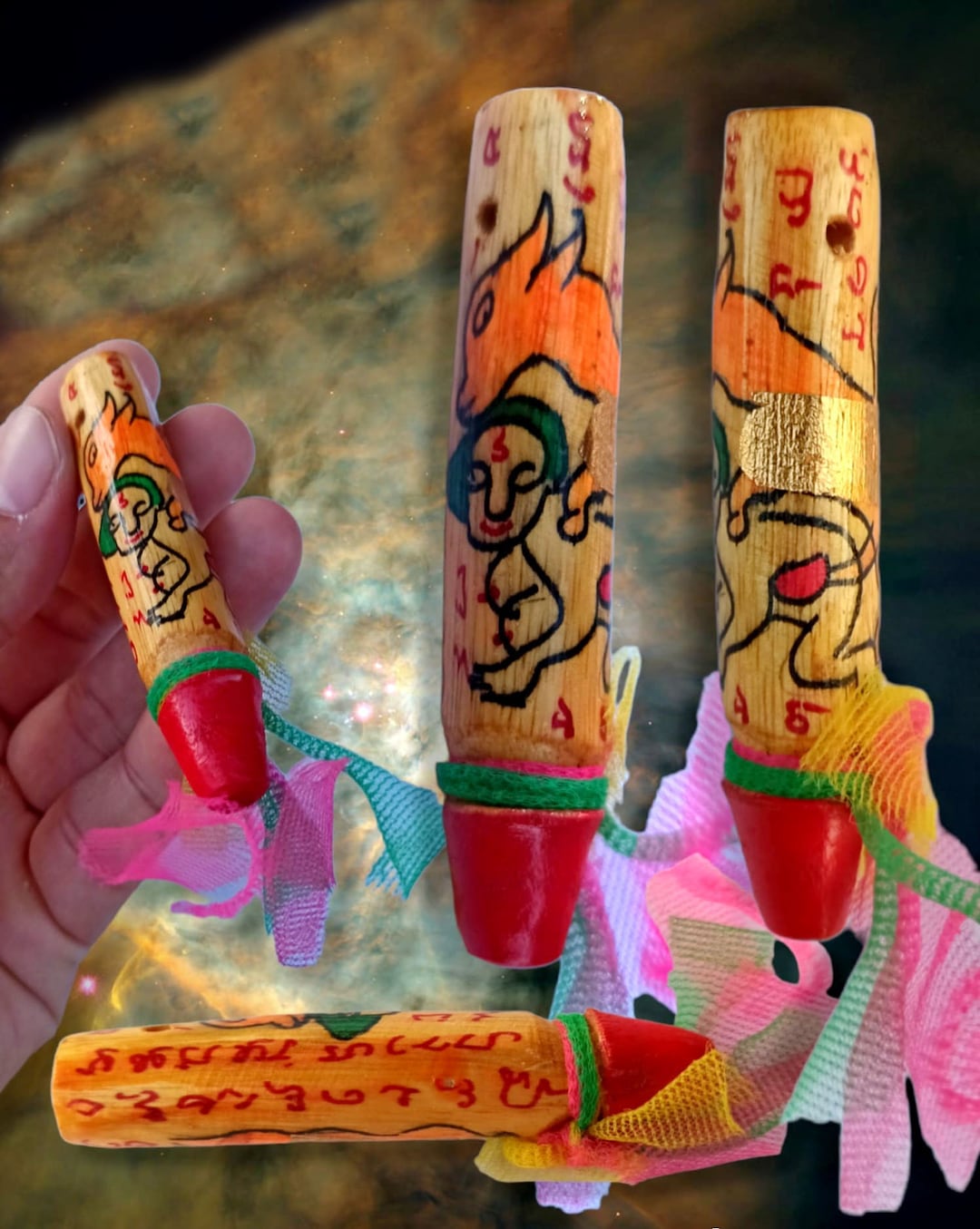 Beautiful Thai Plaladkhik Nang Kruan Craft Hard to Find Uncommon Wooden ...