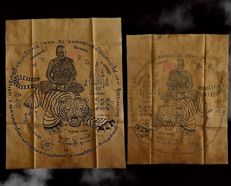 Famous Monks in Thailand Holy Cloth Phra LP' Pern Amulet - Etsy