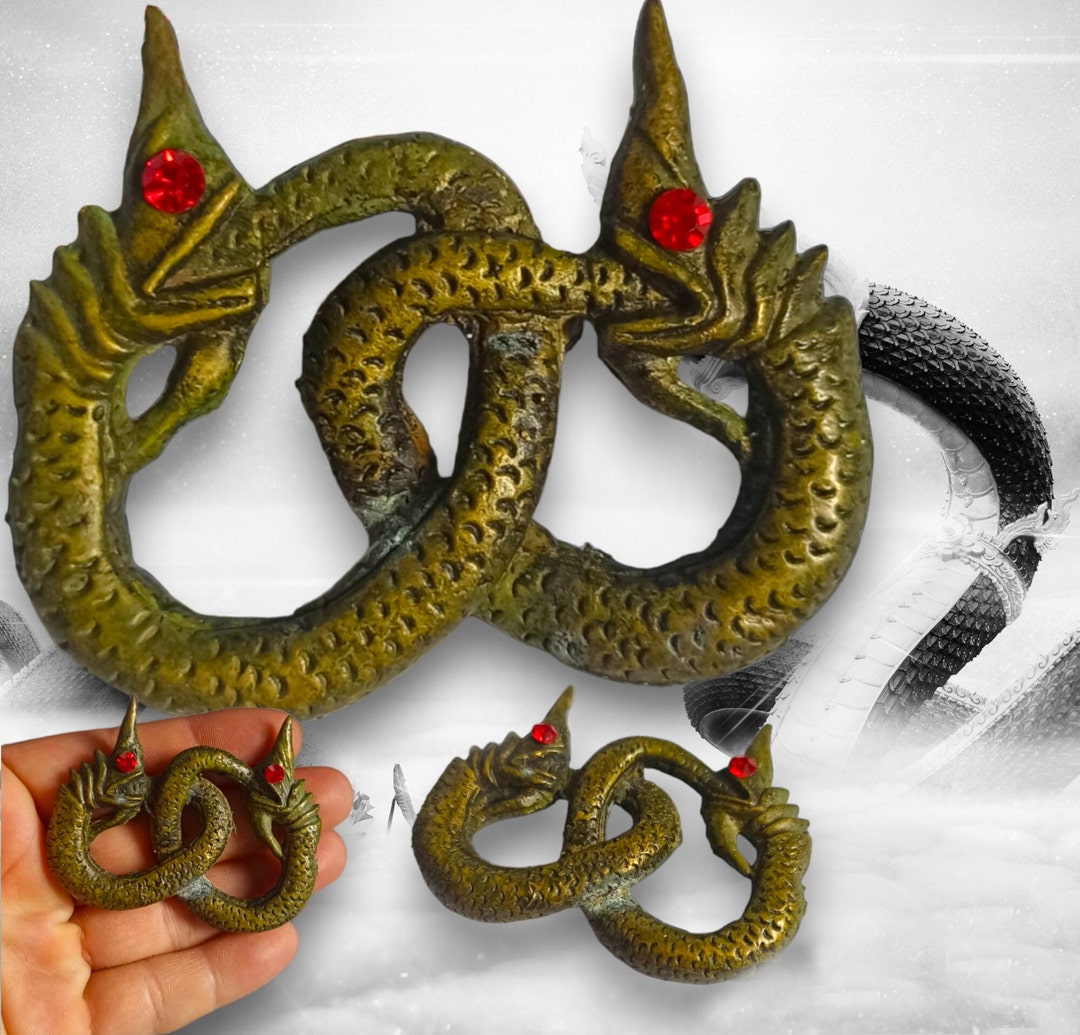 95g. Duo Naga Red Eye Gem Metal Heavy Phaya Nak Big Snake Love ...