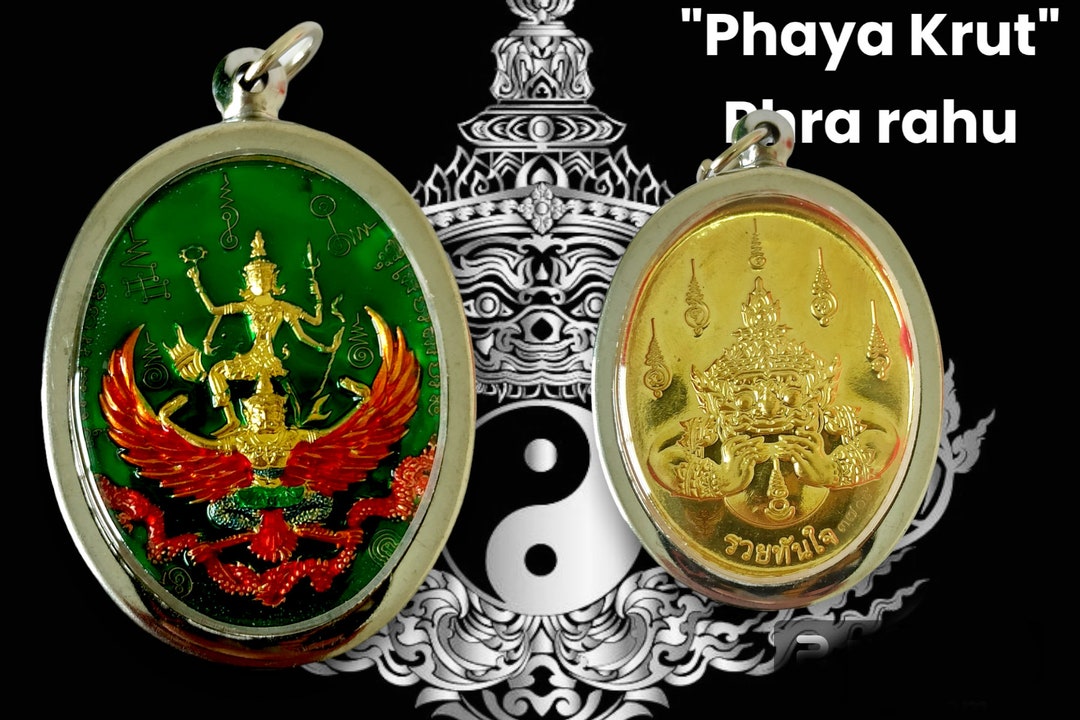Phra Narai Song Krut Vishnu Amulet: King Garuda Eagle, Luck & Success - Etsy
