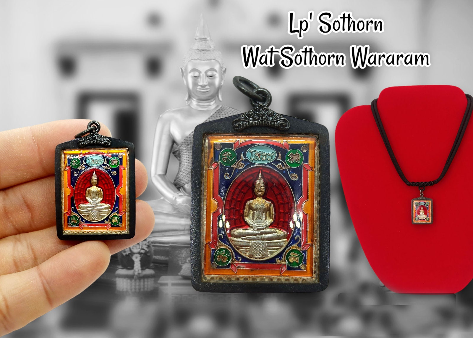 Gorgeous Antique Good Condition Lp' Phra Sothorn Wat Sothorn Wararam ...