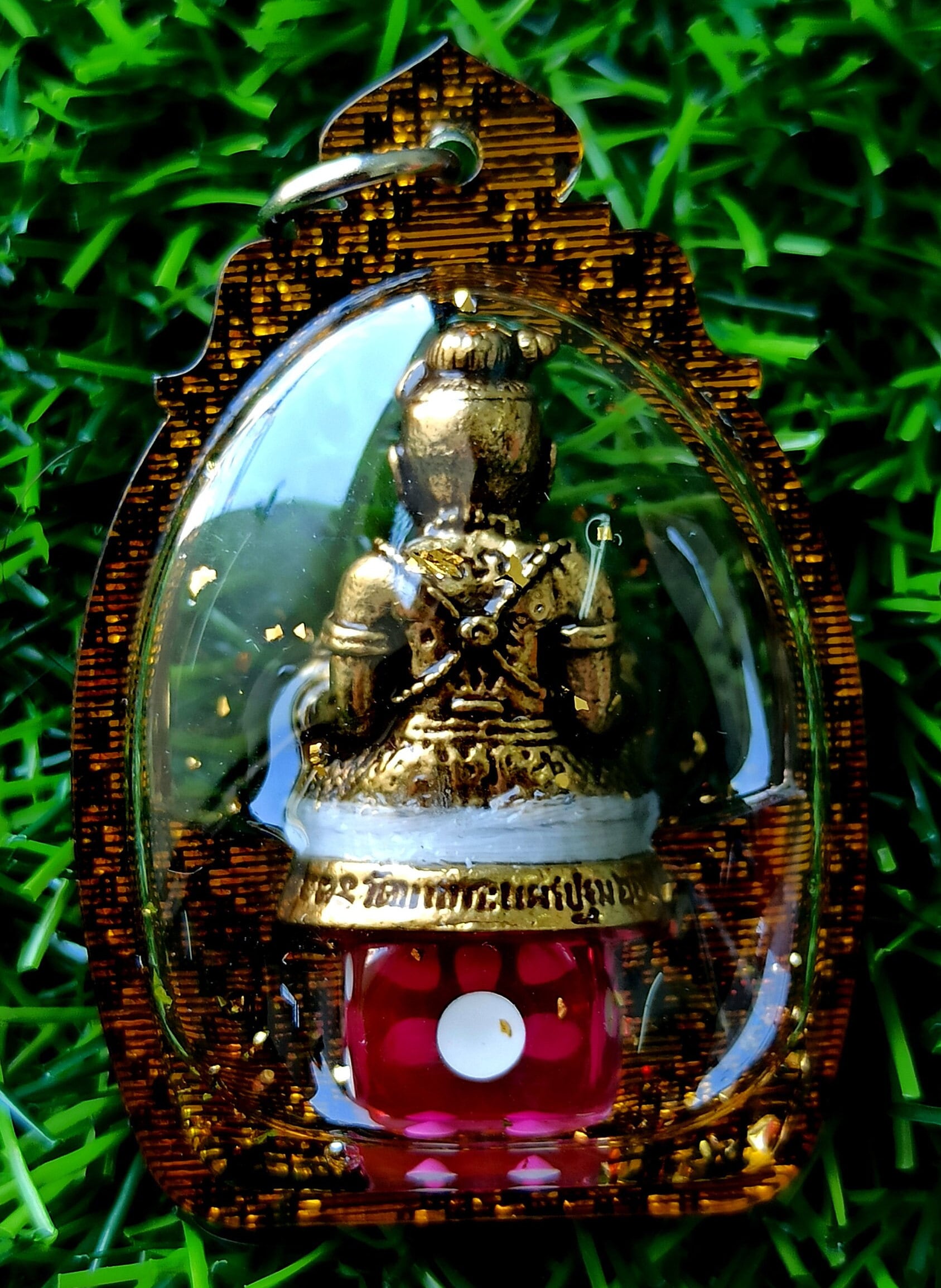Kuman Thong Thai Amulet: Golden Boy Luck Charm With Coconut Necklace - Etsy