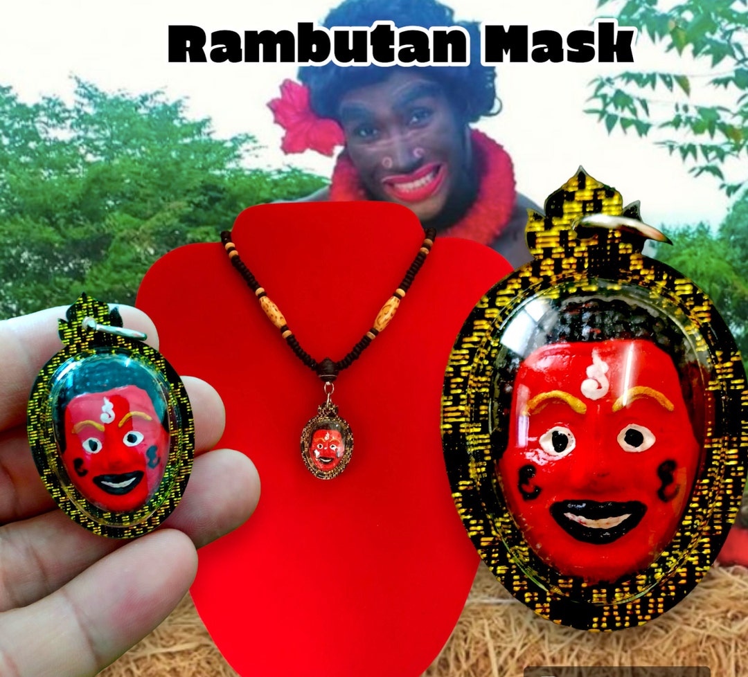 Phran Boon Mask Amulet: Huntsman Magic, Good Trade - Thailand - Etsy