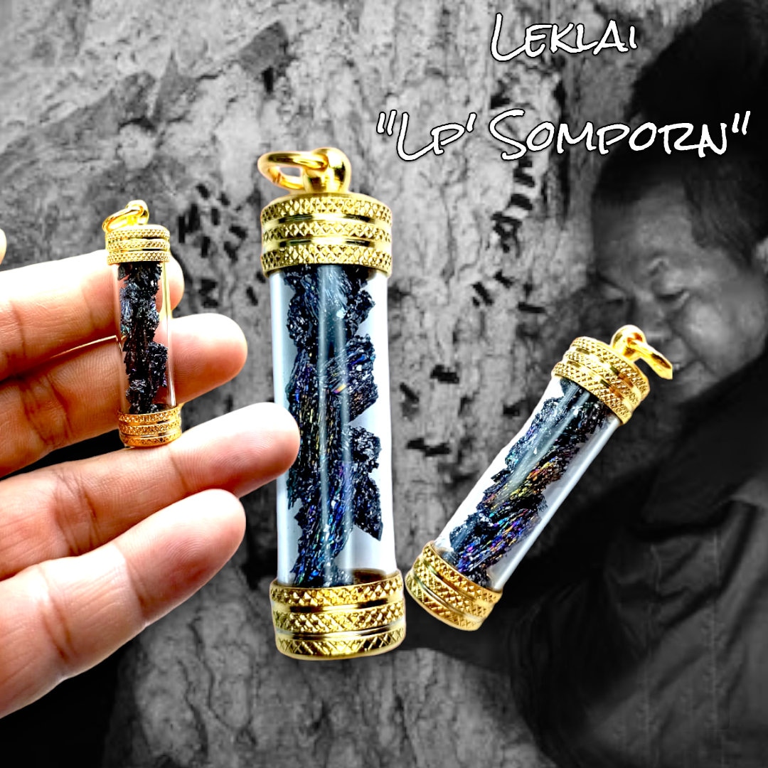Leklai Rainbow Amulet Pendant: Thai Buddha Protection Necklace - Etsy