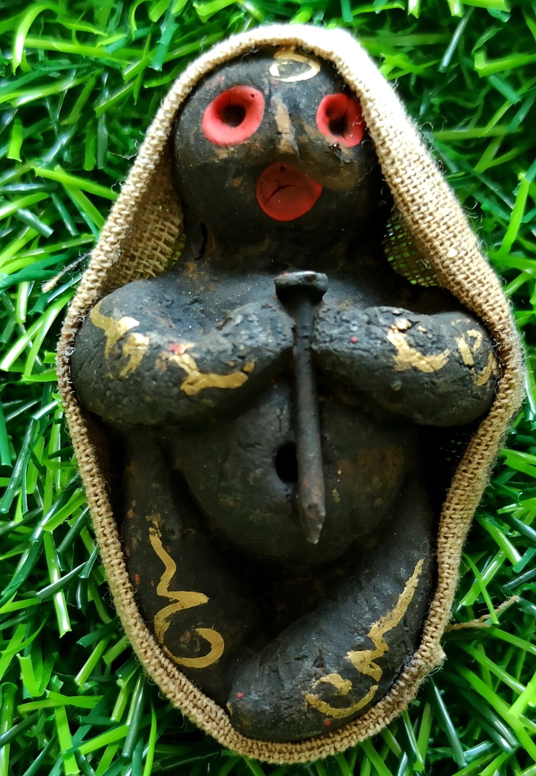 Kuman Thong Coffin Nails Spirit of Infant Yantra Thai Amulet Voodoo ...
