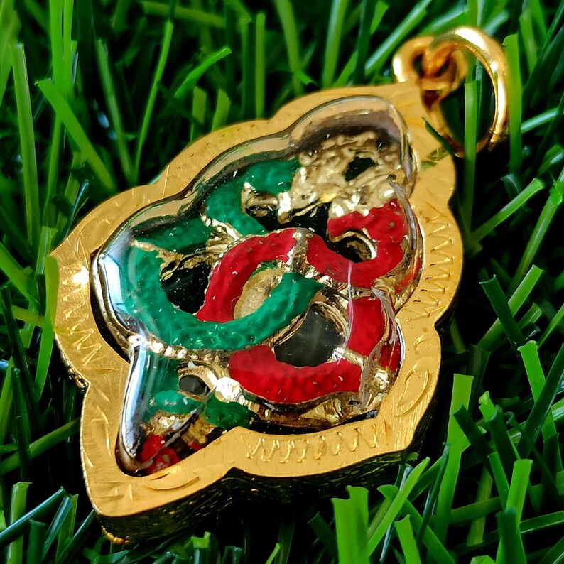 Beautiful Phaya Nak Naga Big Snake Amulet Pendant Thai Amulet Life ...