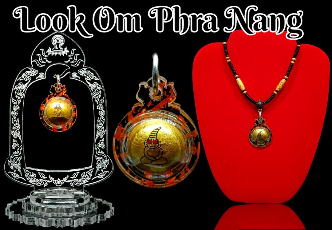 Phra Nang Khmer Pendant: Thai Amulet Necklace for Love and Luck - Etsy