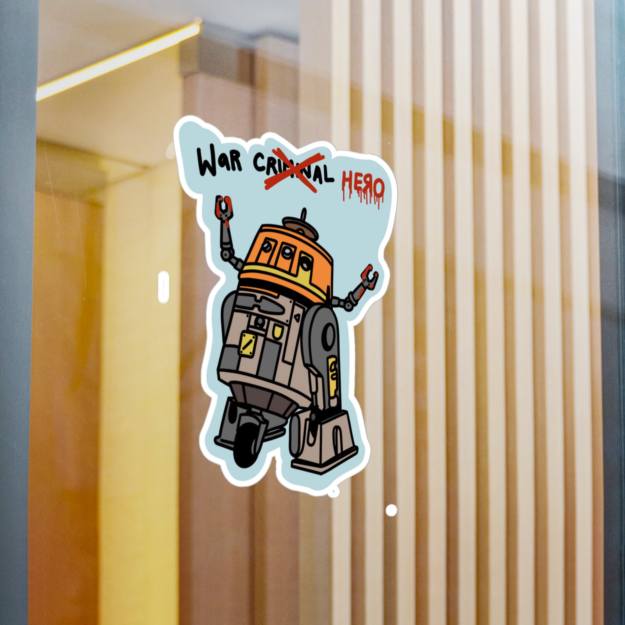 Ahsoka Rebels Chopper Sticker - Etsy