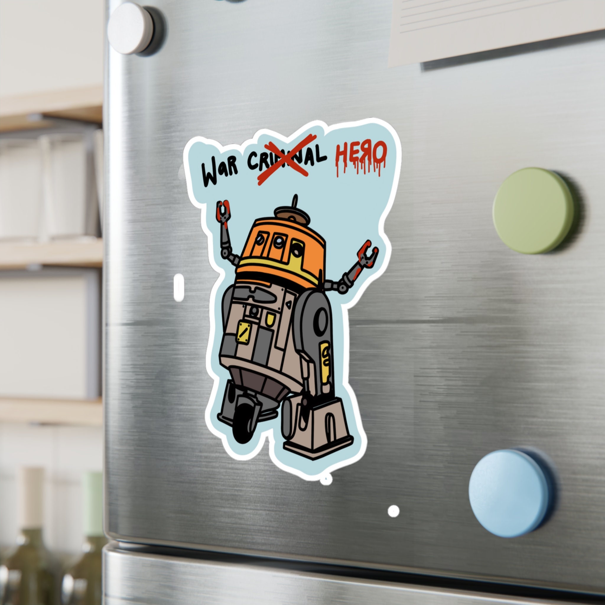 Ahsoka Rebels Chopper Sticker - Etsy