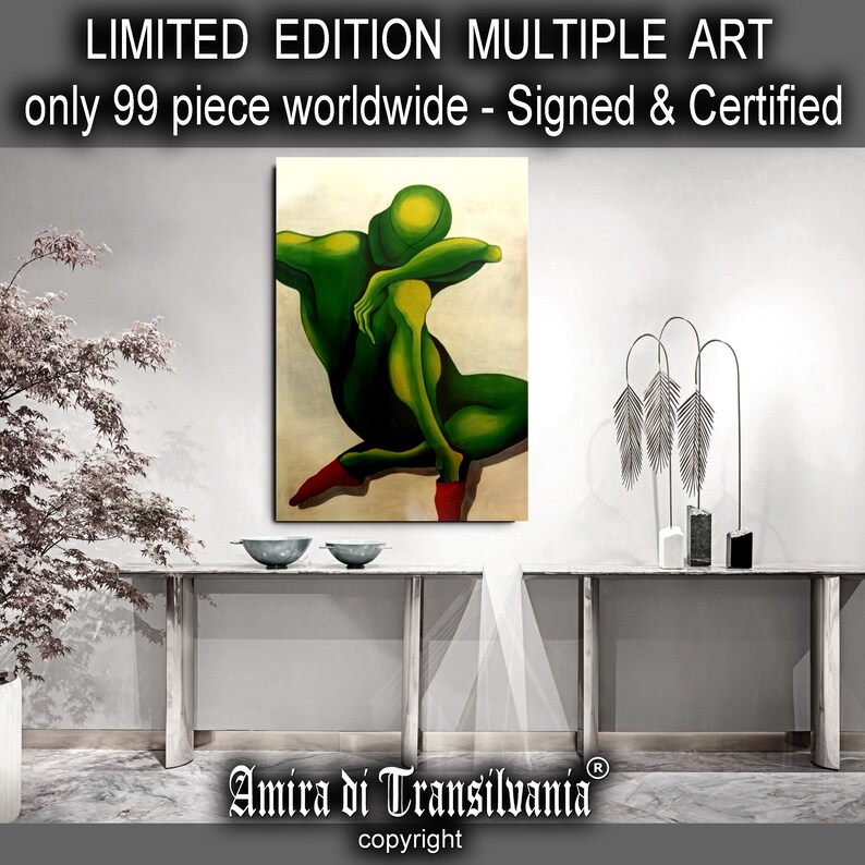 Green Alien, Artificial Intelligence Alien, Contemporary Art ...