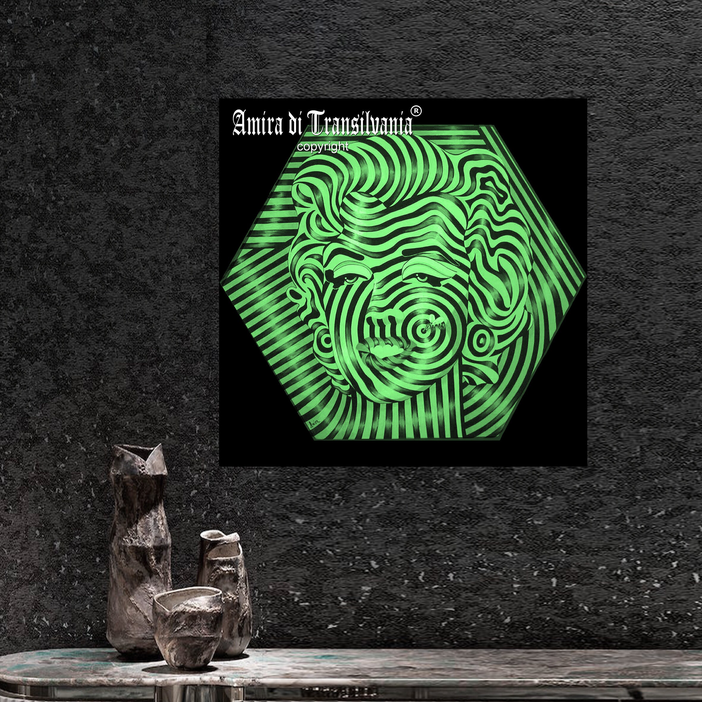 Marilyn Monroe Optical Illusion Art: Signed Pop Art Print - Etsy