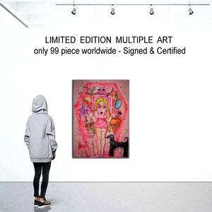 Dark Humor, Macabre Art Contemporary Painting, Vampire Doll Horror ...