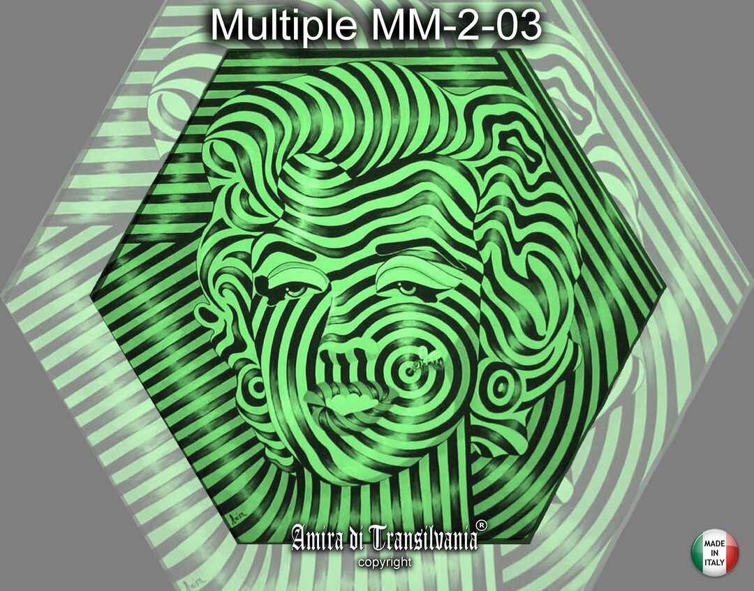 Marilyn Monroe Optical Illusion Art: Signed Pop Art Print - Etsy