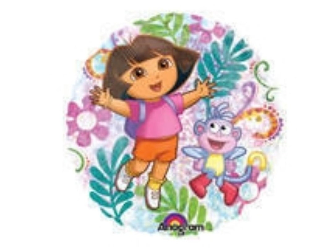 Dora the Explorer See Thru Balloon - Etsy
