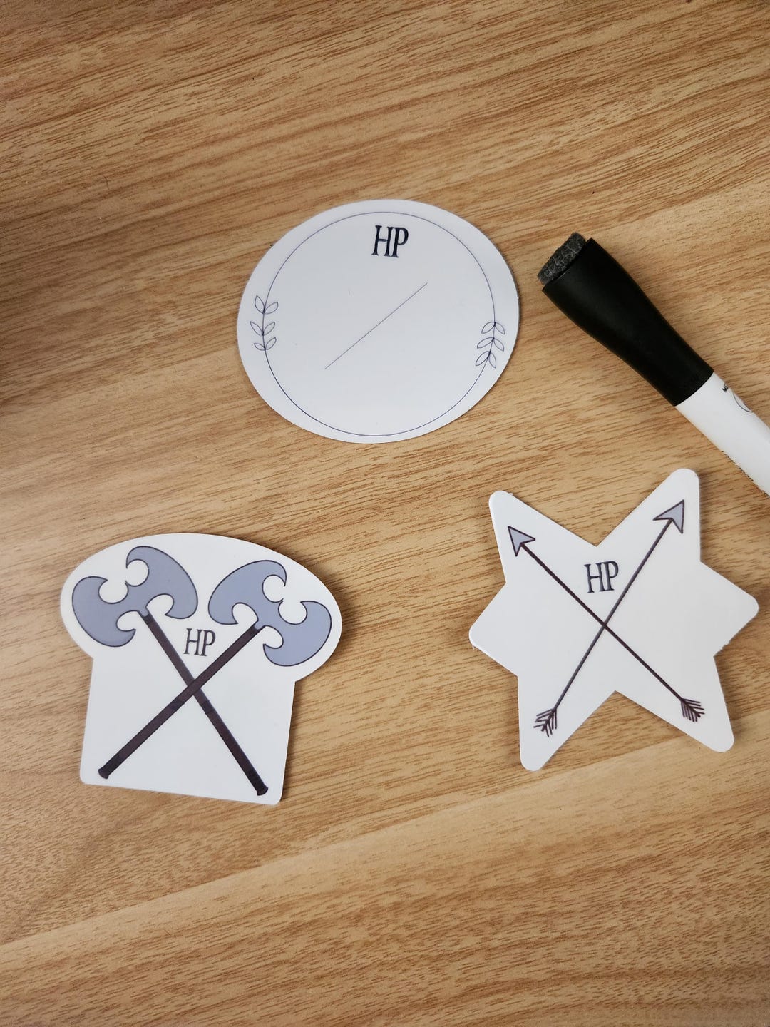 Vinyl Dry Erase HP Counter Stickers for Dnd, Roleplaying Games ...