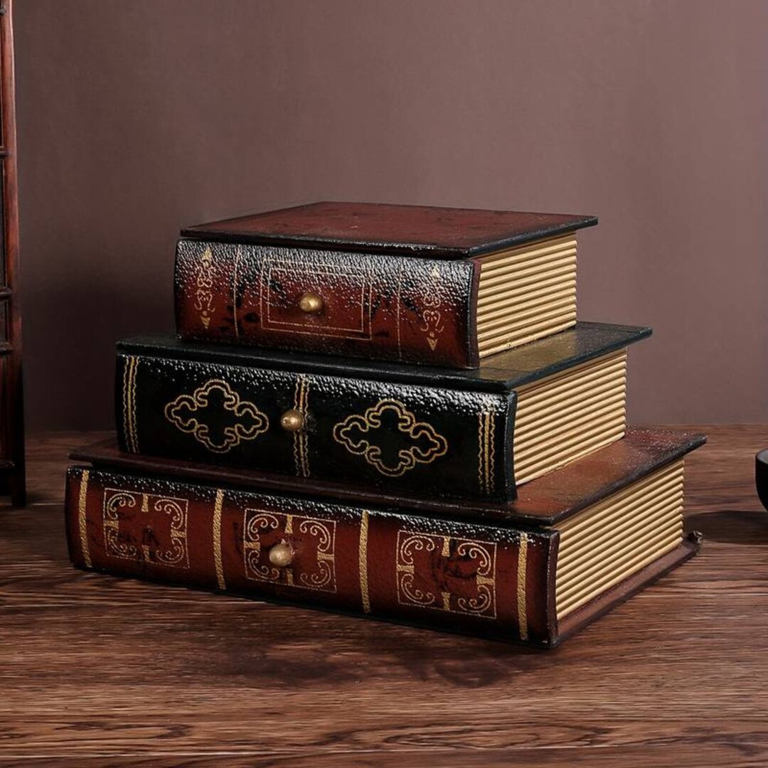 Book Shaped Box Fake Book Storage Drawers Book Lover Gift - Etsy Australia