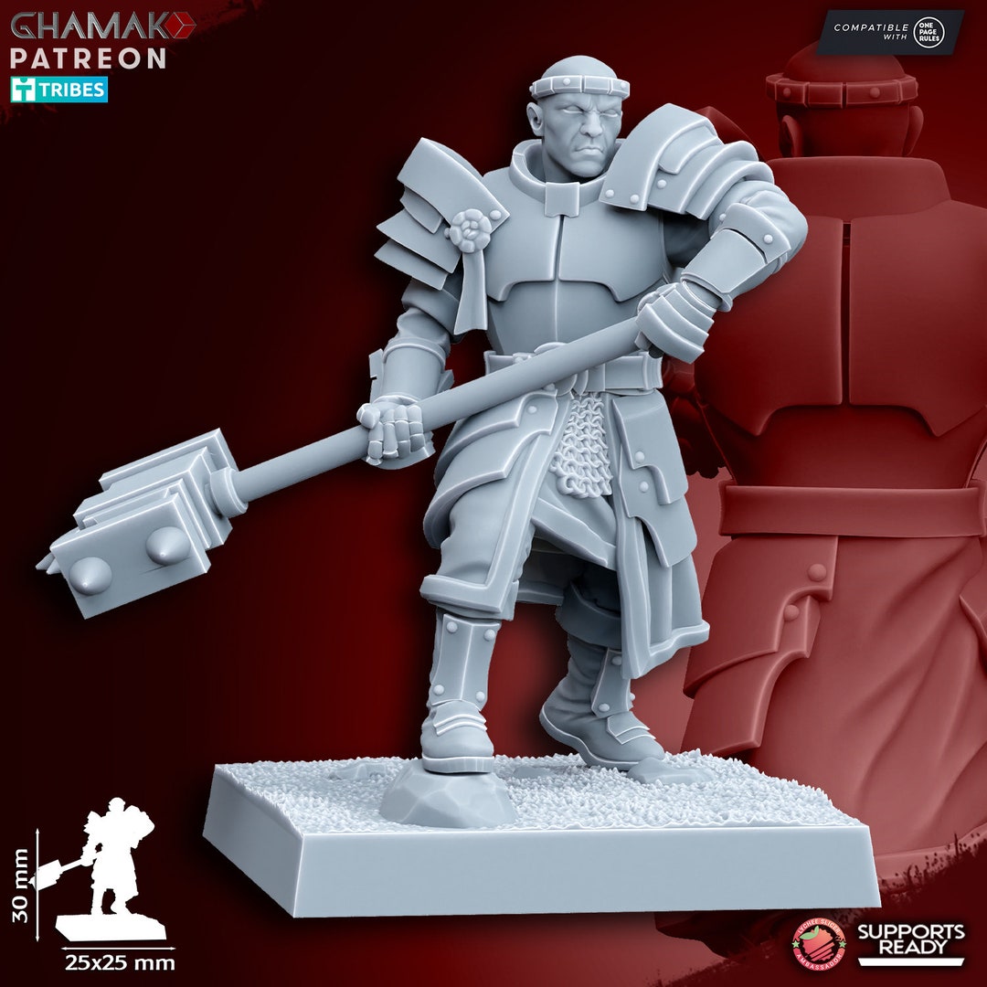 Priest of Grimwald Ghamak Miniatures - Etsy