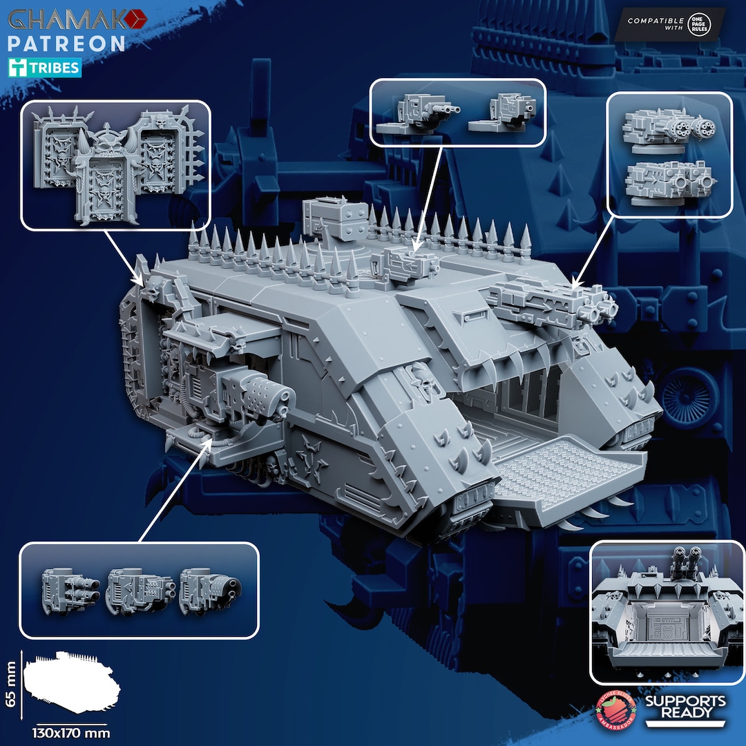Heretic MBT Ghamak Miniatures - Etsy