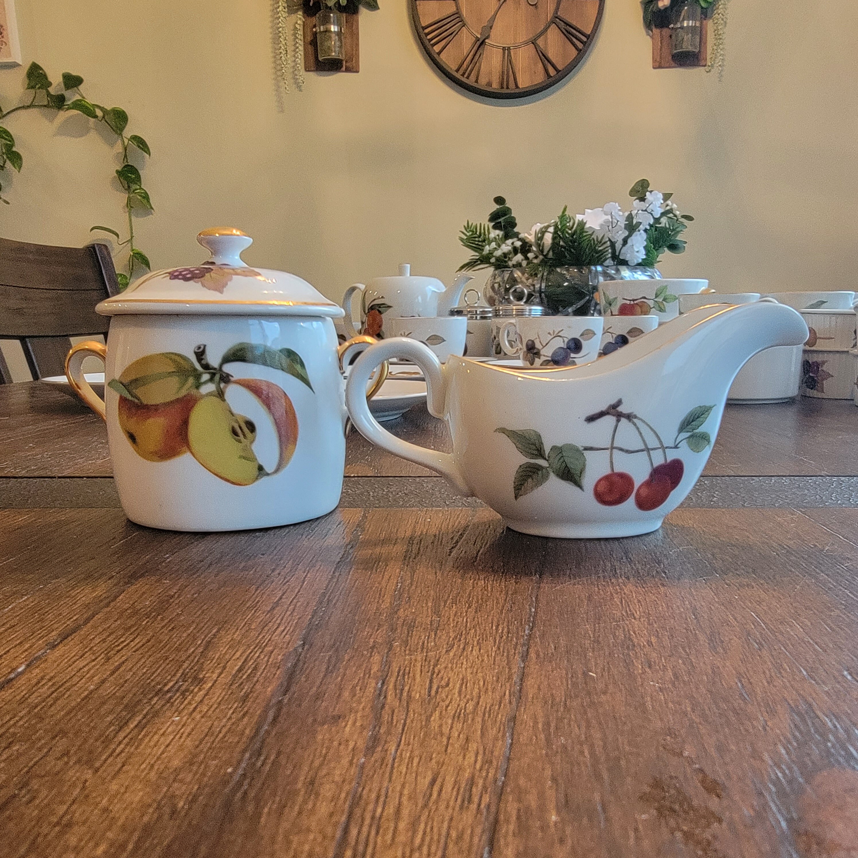 41 Piece Royal Worcester Evesham China Set - Etsy