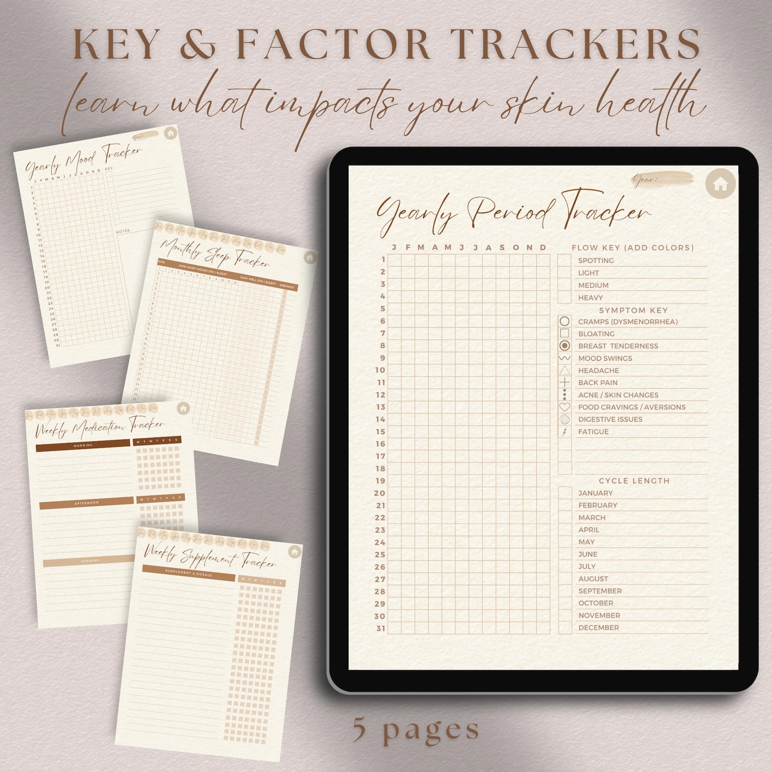 Skin Care Planner Digital, Black Girl Skincare Routine Planning, Glow ...