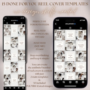 Melanin Girl Boss Aesthetic Instagram Reel Covers, PLR MRR Stock Photo ...