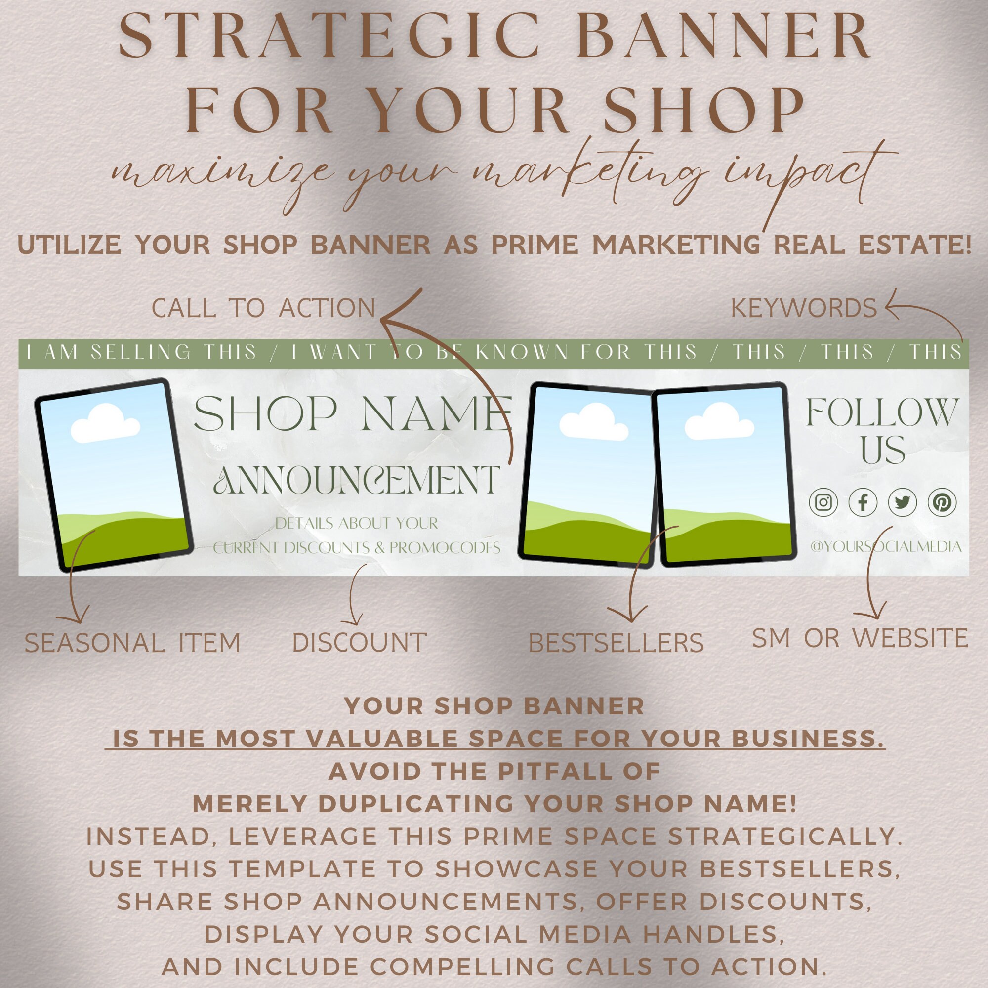 Digital Product Shop Bundle, Printable Planner Mockup Listing Photo ...