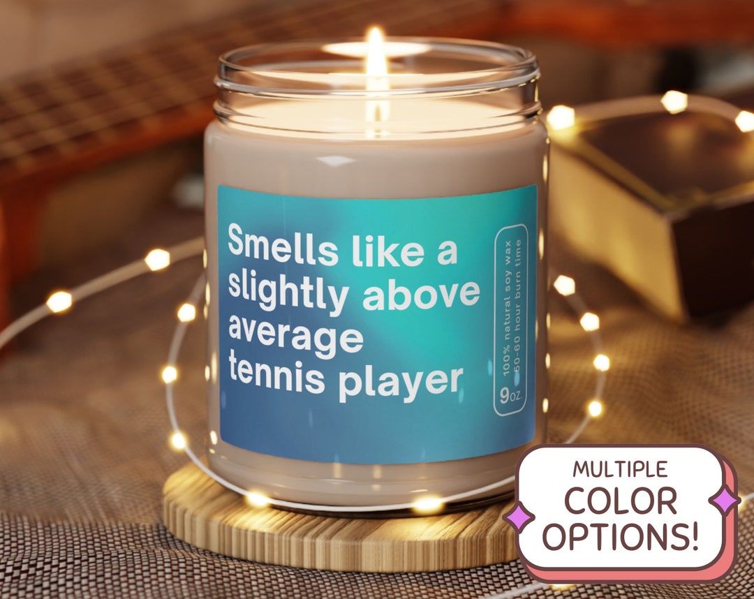 Tennis Candle, Gift for Tennis Player, Funny Tennis Gift, Christmas ...