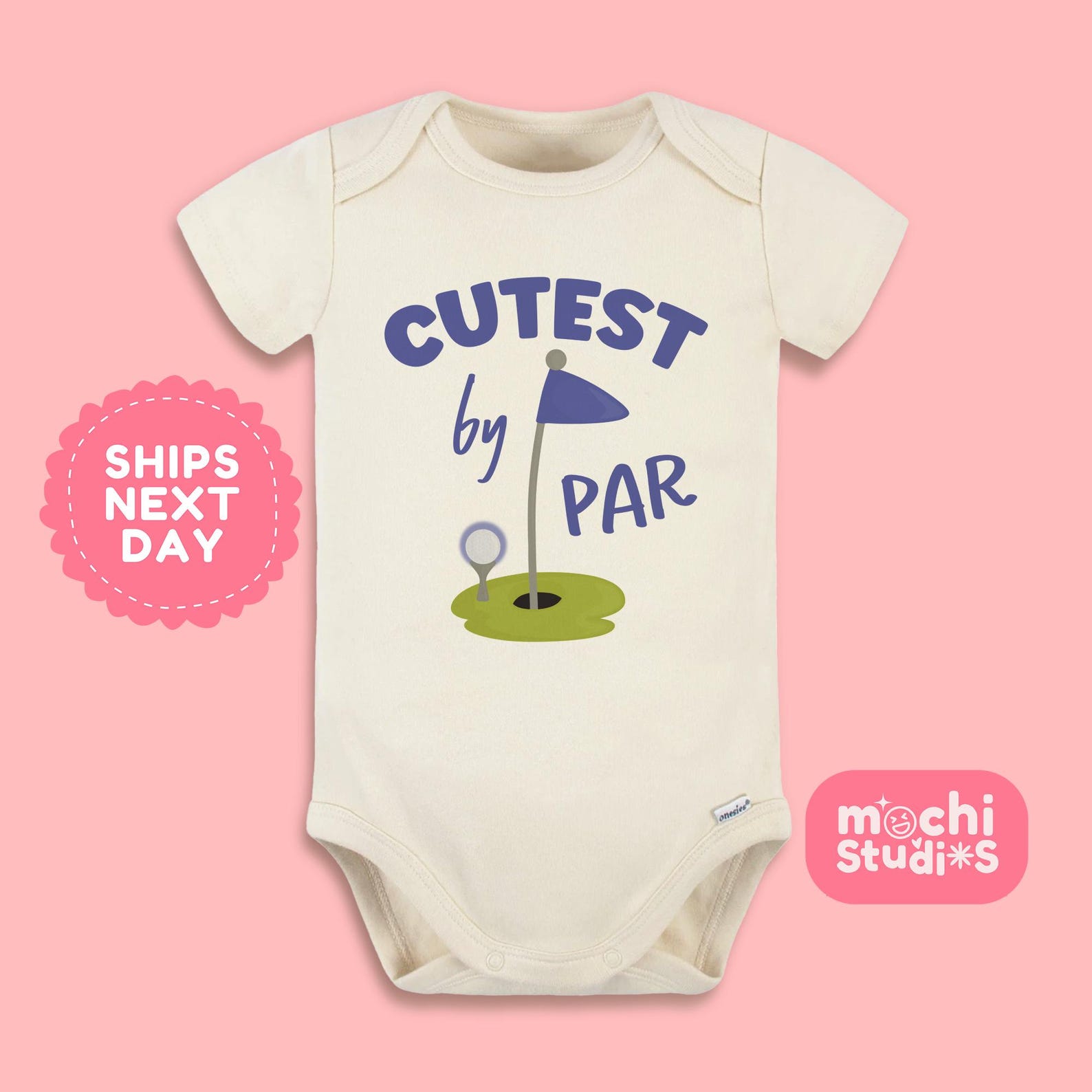 Golf Baby Bodysuit, Cutest by Par Baby Outfit, Funny Baby Gift, Baby ...