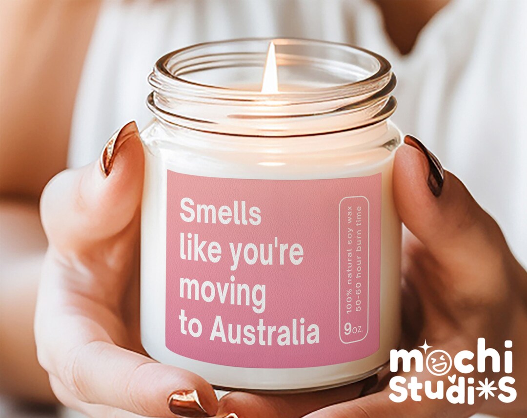 Smells Like You're Moving to Australia Soy Wax Candle - Etsy