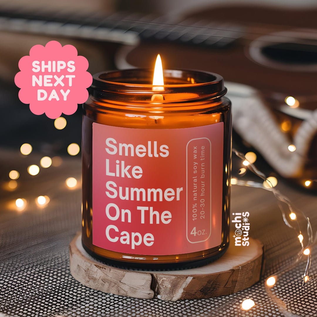 Smells Like Summer on the Cape Soy Wax Candle - Cape Cod Massachusetts ...