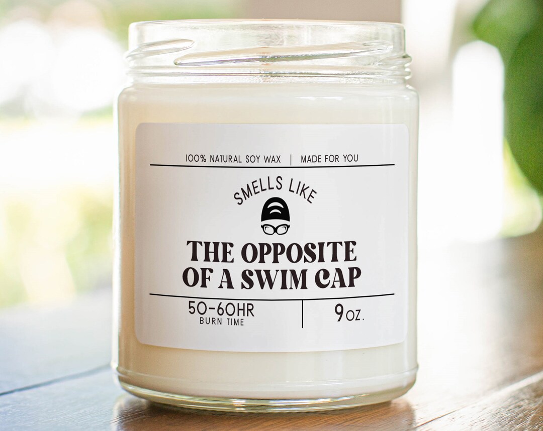 Smells Like the Opposite of a Swim Cap. Funny Swimmer Gift Swimming ...