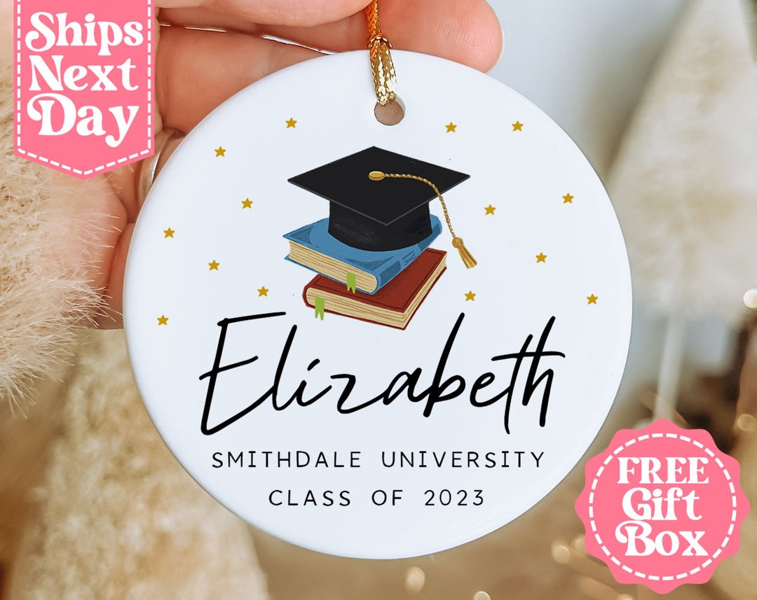 Personalised Graduation Christmas Ornament - Graduation Class of 2023 ...