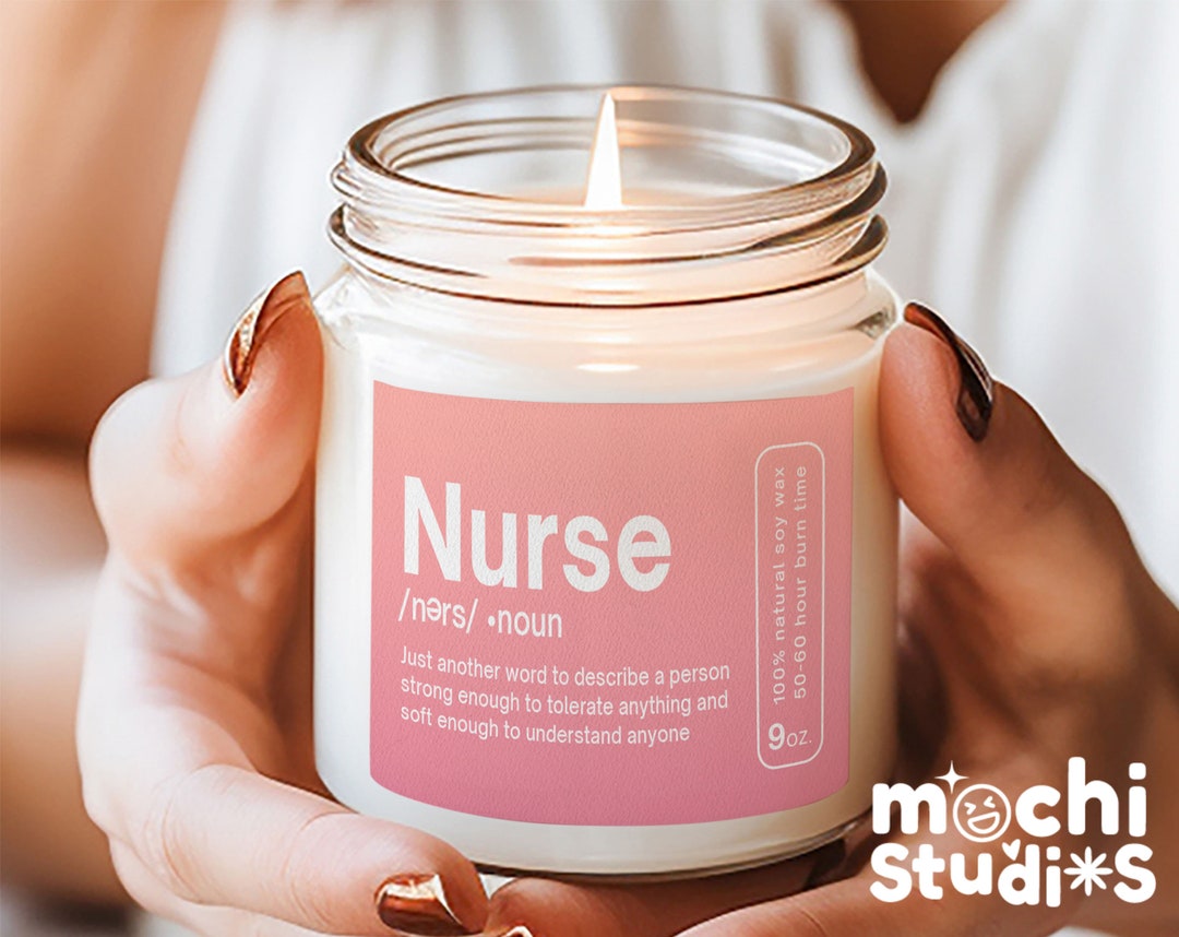 Nurse Definition Appreciation Candle Gift for Coworker Nurse Nurse ...
