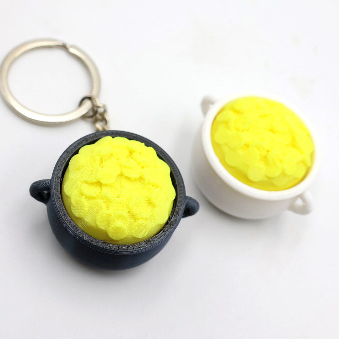 Clicky Fidget Food Button Keychain/stress Relief/fathers Day Gift ...