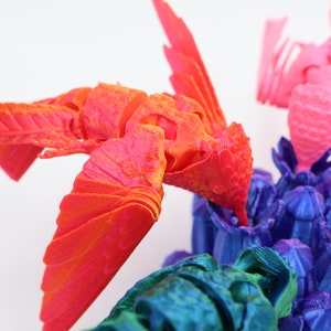 Small Hummingbird Figure/articulated Bird Fidget Toy/flexi Bird/gifts ...