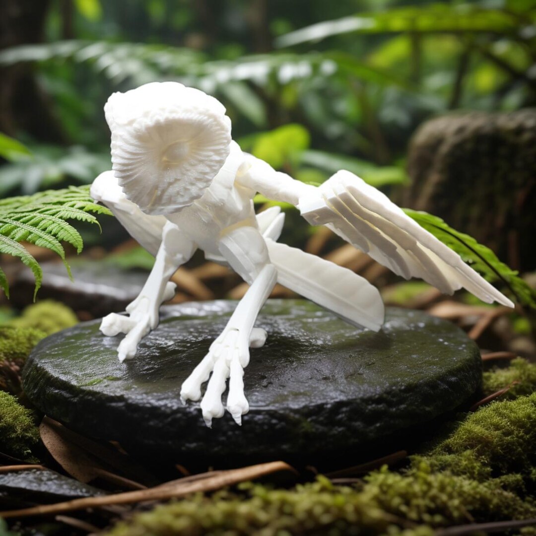 Articulated Barn Owl/flexi Toys/3d Printed Owl/3d Printed Sensory ...