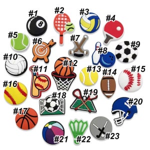 Sports Shoe Charms,hockey Shoe Charms,ball Shoe Charms,sports Charms ...