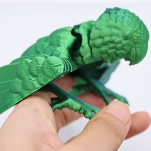 Articulated Parrot/articulated Bird/3d Printed Fidget Toy/desktop ...