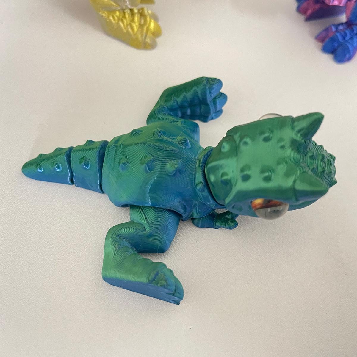 3d Printed Carnotaurus/tiny Carnotaurus/ Articulated Carnotaurus/flexi ...