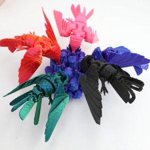 Small Hummingbird Figure/articulated Bird Fidget Toy/flexi Bird/gifts ...
