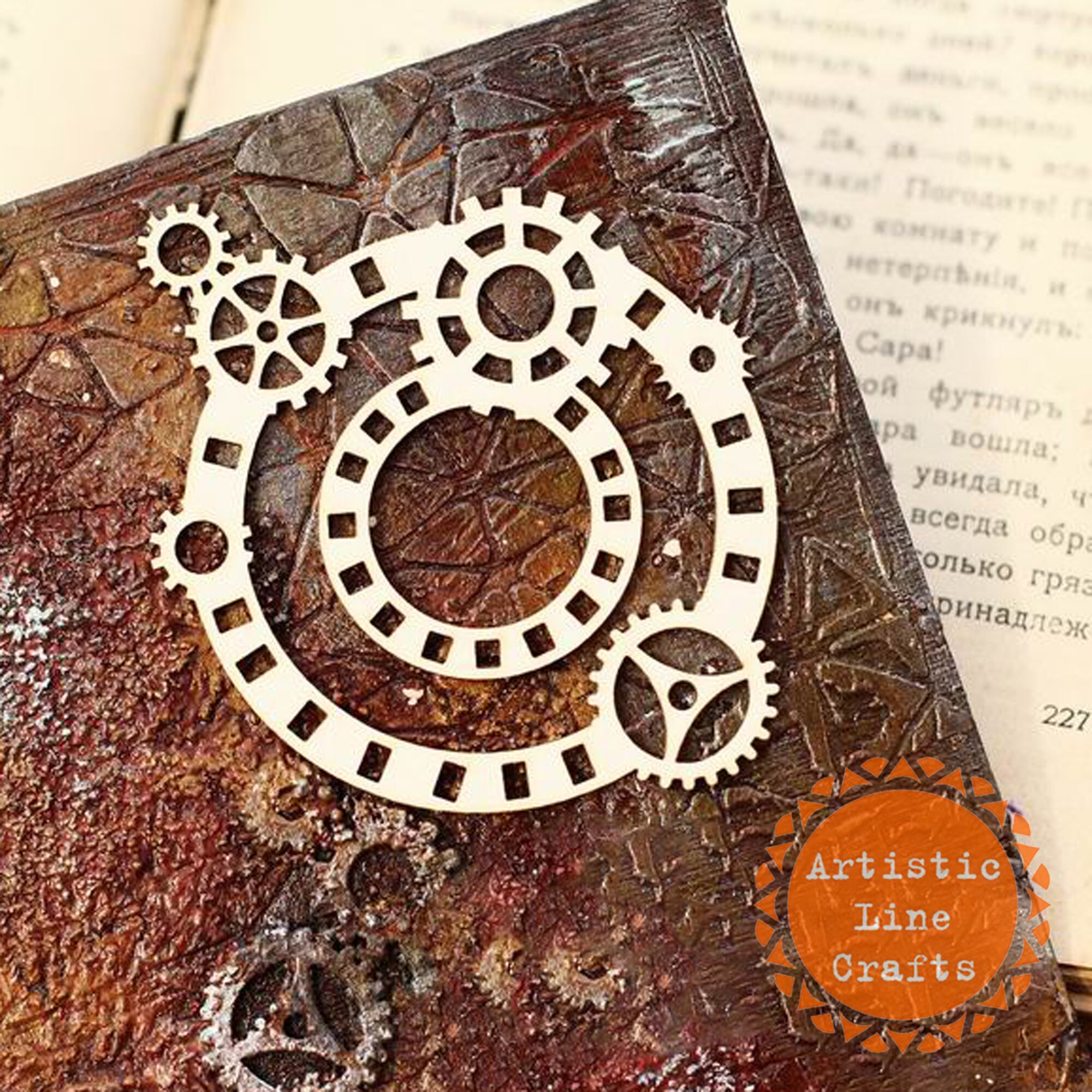 Steampunk Ornament Gears Svg Craft Machine Files for Cricut, Digital ...