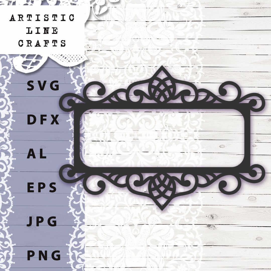 Lace Frames Svg for Cricut Silhouette Cameo Laser Cut Clip - Etsy